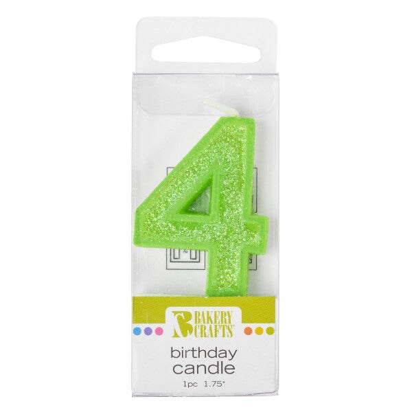 Mini Glitter Numeral Candle, 1ct | Michaels
