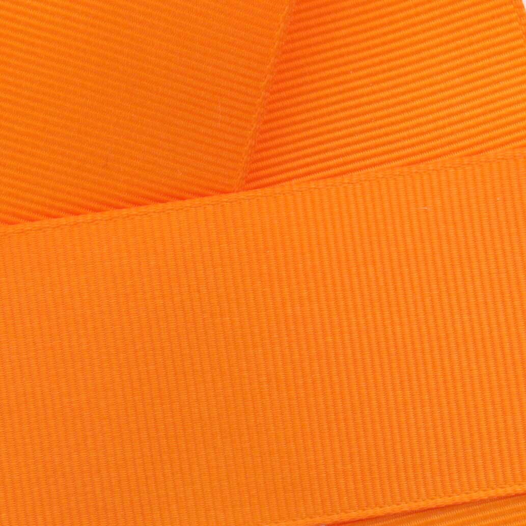 3/8" Grosgrain Ribbon Solid 668 Tangerine 5 Yard | Michaels