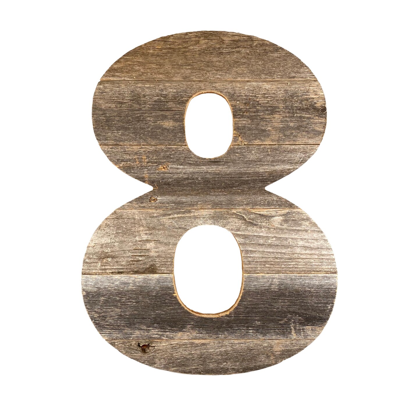 Rustic Farmhouse Large 16" Weathered Gray Decorative Monogram Wood ...