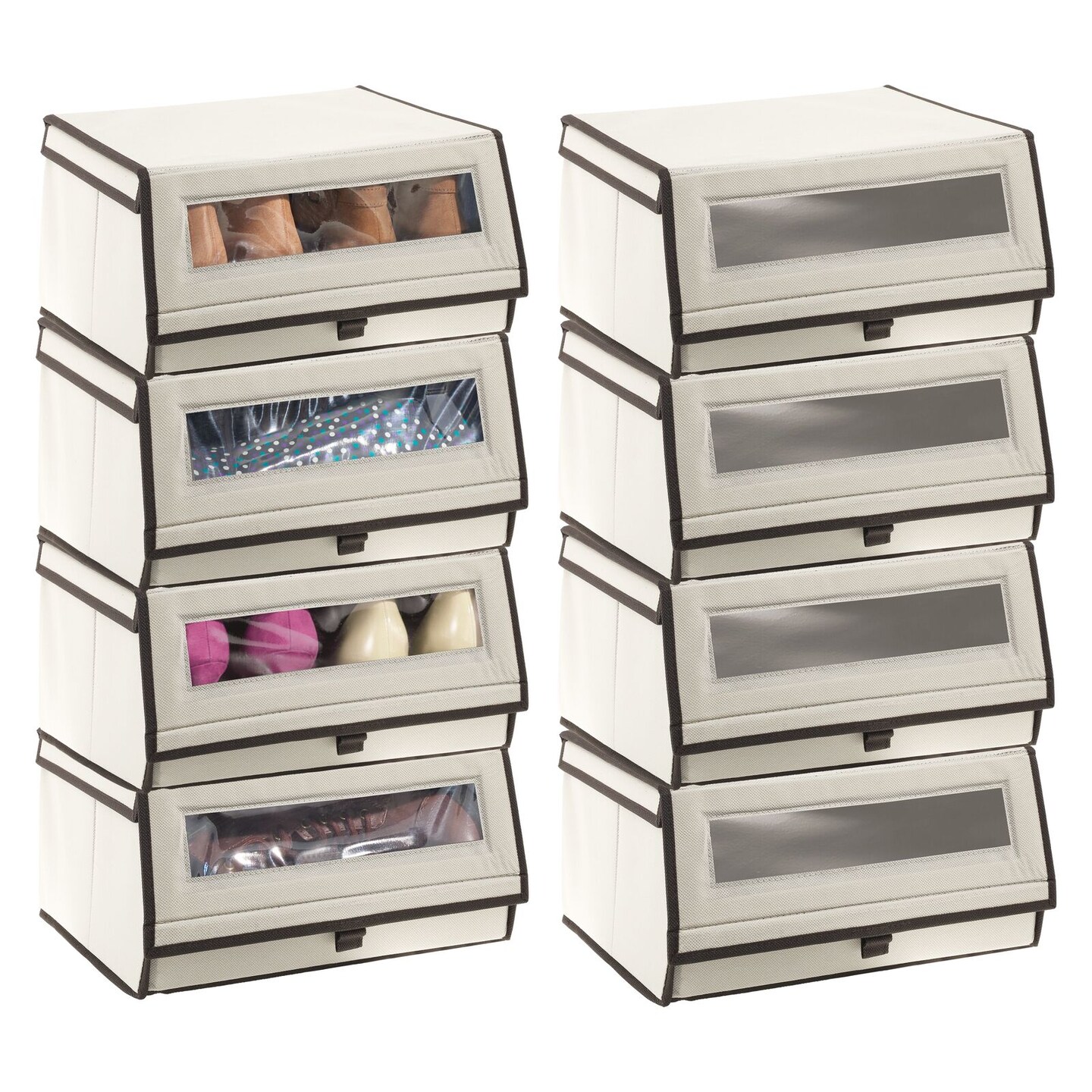 mDesign Large Fabric Closet Shoe Storage Box | Michaels