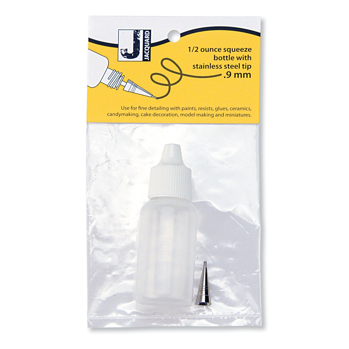 Jacquard Small Applicator Bottle, 1/2 fl. oz, Metal Tip, .9mm | Michaels