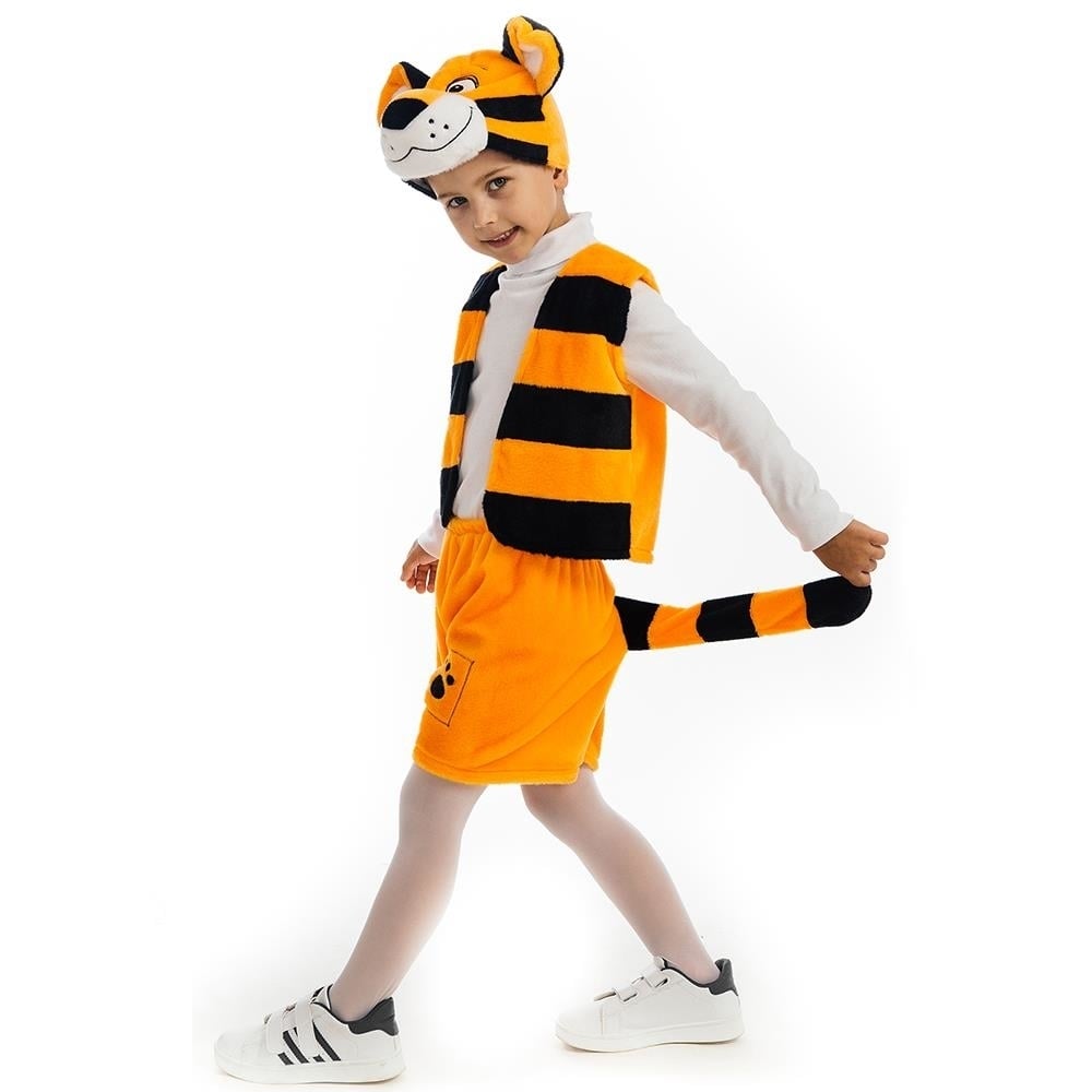 5 Oreet Bengal Tiger Plush Cat Costume Dress-Up Xs Kids Boys 2-4 Years ...