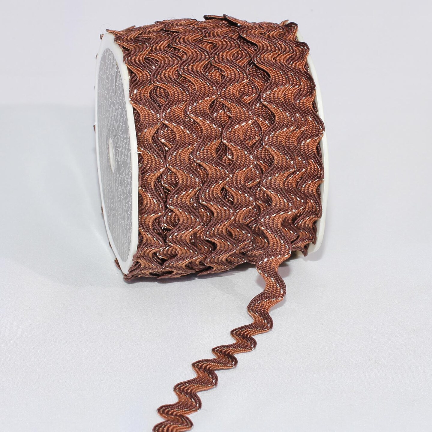 The Ribbon People Brown and Gold Woven Edge Rick Rack Craft Ribbon 0.5 ...
