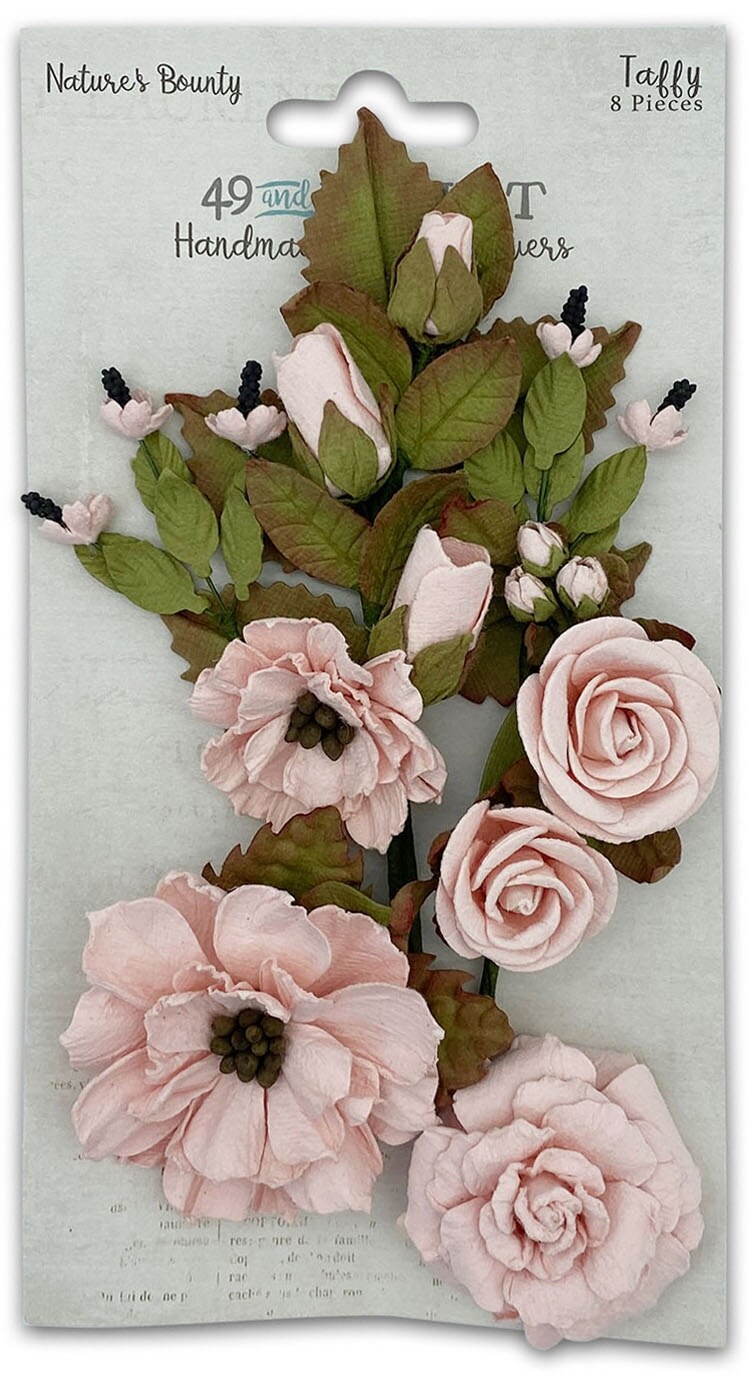 49 And Market Nature's Bounty Paper Flowers-Taffy | Michaels