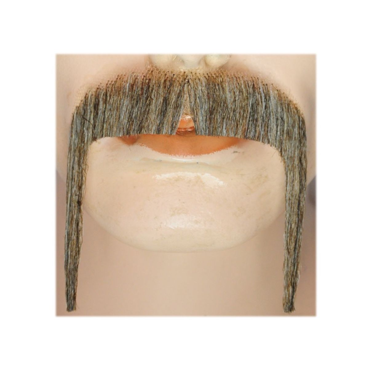 The Costume Center Light Brown Fu Manchu Men Adult Halloween Mustache Costume Accessory One