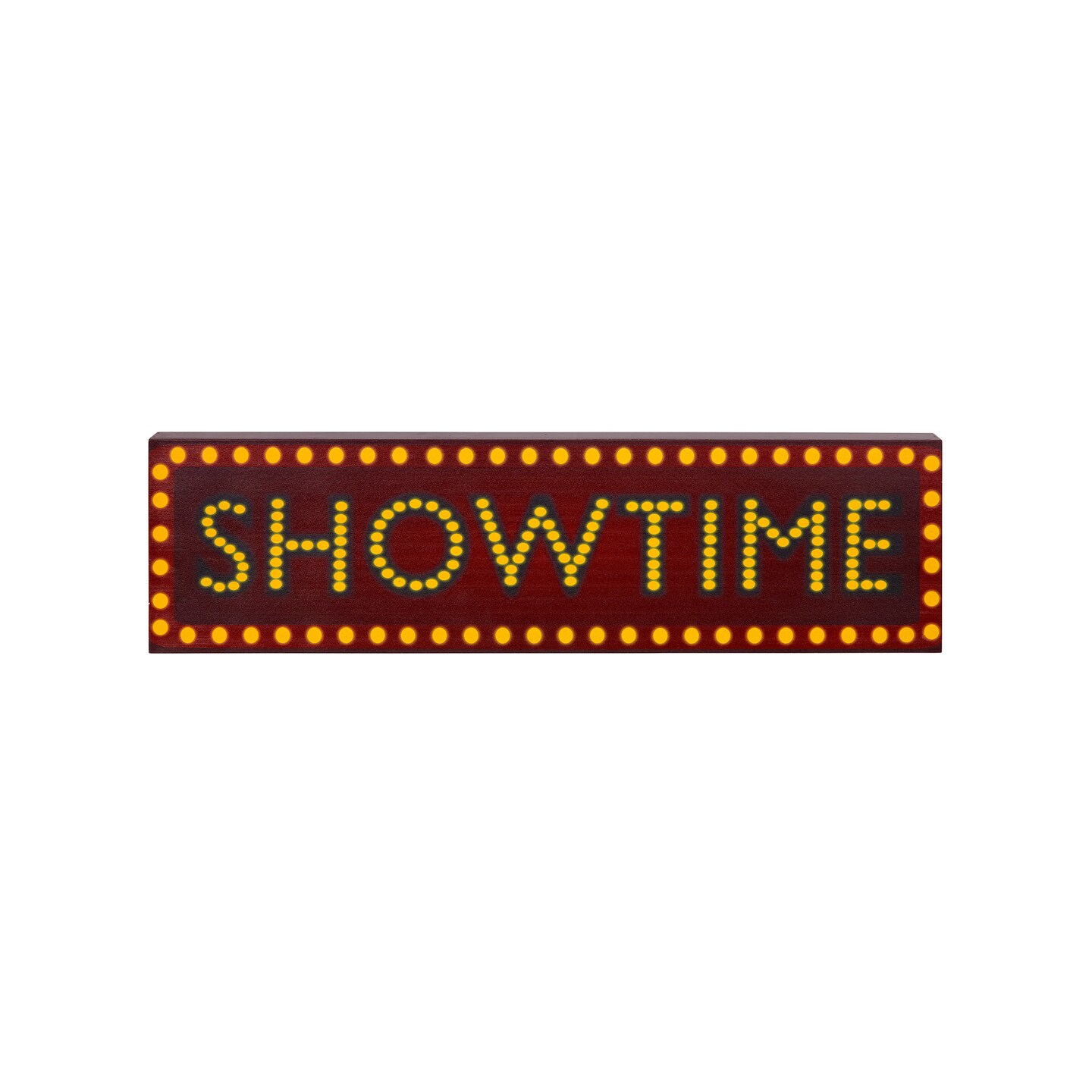Contemporary Home Living 28" Red and Yellow Movie Showtime Wall Art ...