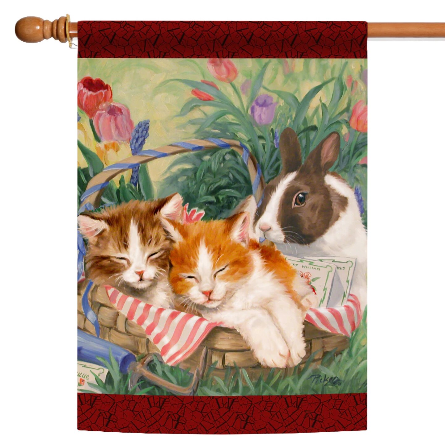 Toland Home Garden Too Cuddly Outdoor House Flag 40" x 28" | Michaels
