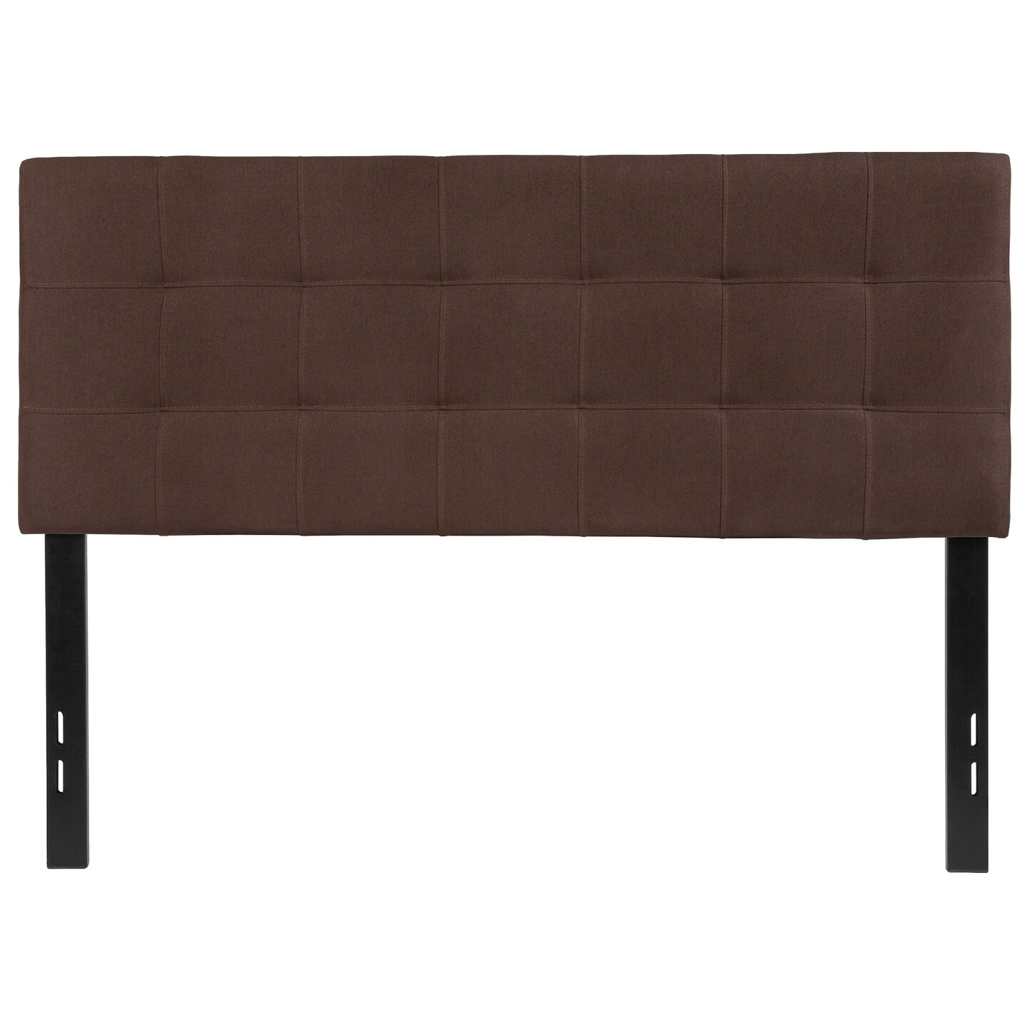 Flash Furniture 56.75" Walnut Brown Contemporary Upholstered Full Panel ...