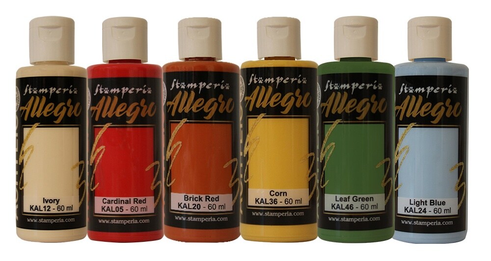 Stamperia Allegro Paint Set 6/Pkg-Sunflower Art | Michaels