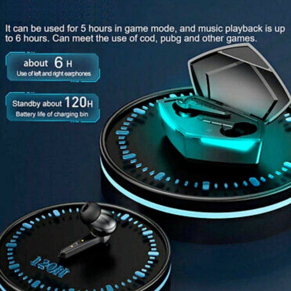 Onetify Dragon True Wireless Noise Cancellation Stereo Gaming Bluetooth ...