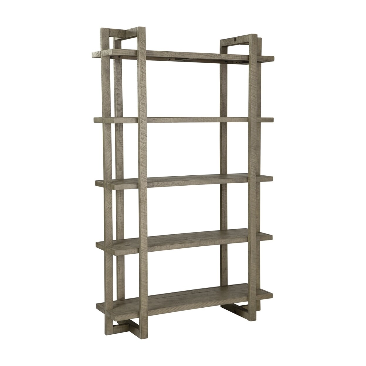 Saltoro Sherpi 78 Inch Modern Bookcase Cabinet, 5 Shelves, Wood ...