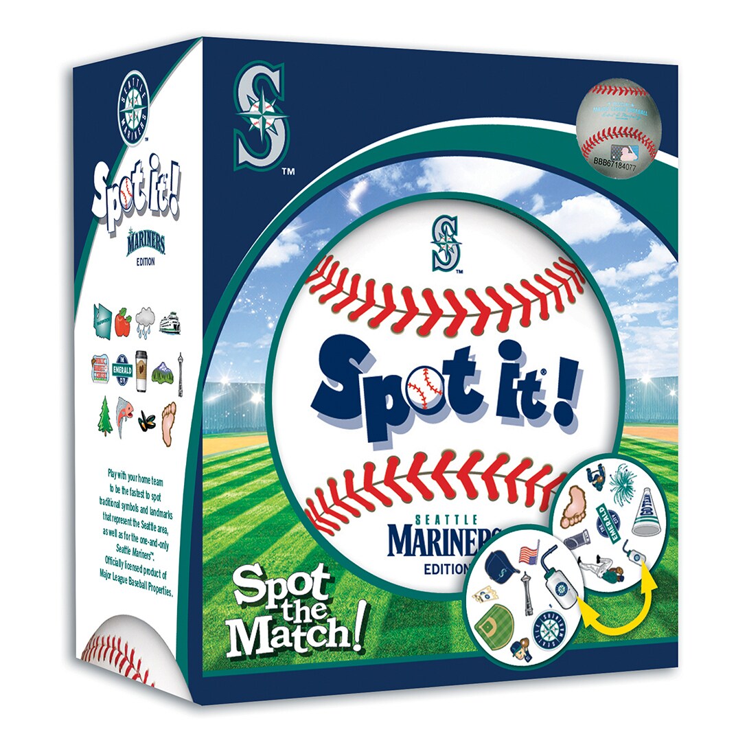 Masterpieces Officially Licensed MLB Seattle Mariners Spot It Game for ...