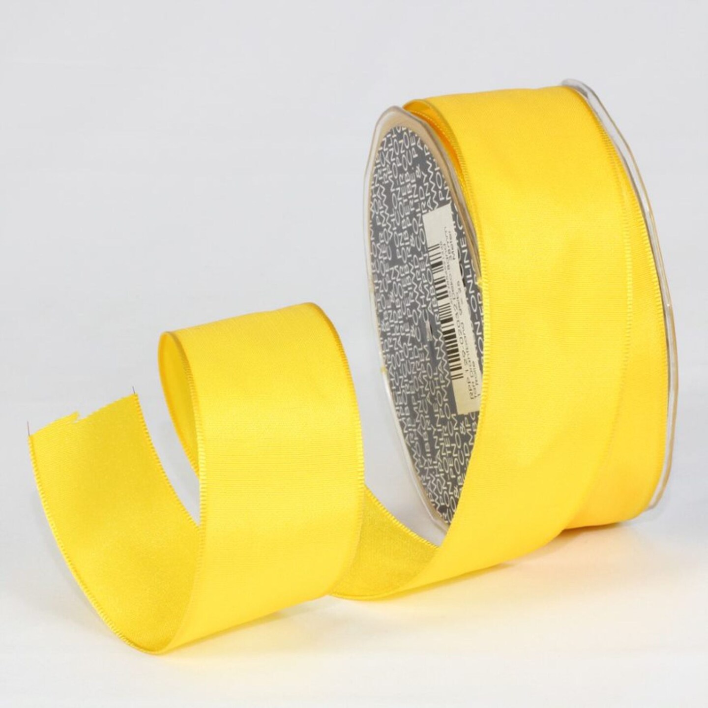The Ribbon People Sunshine Yellow Solid Wired Craft Ribbon 1.5" x 27 ...