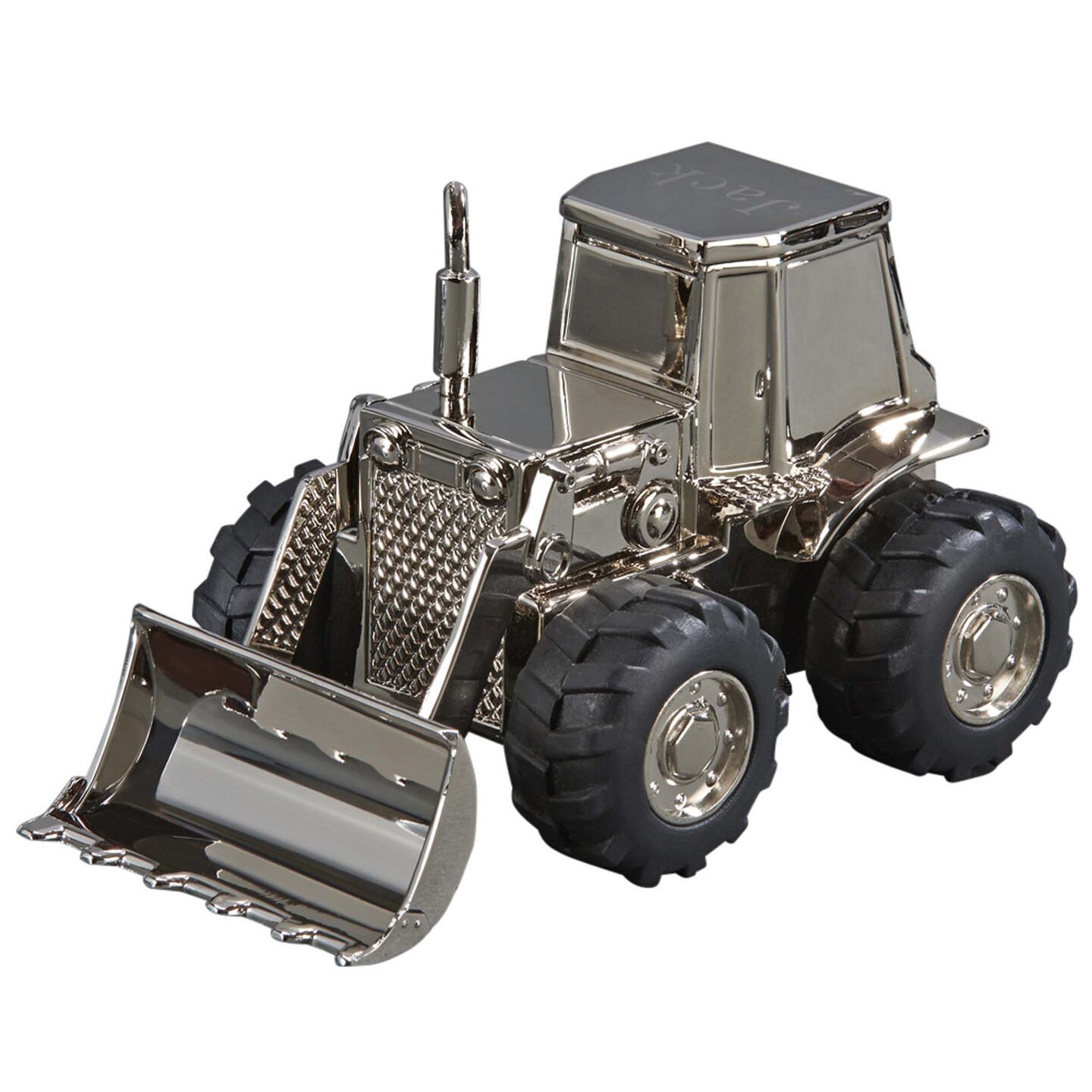 Contemporary Home Living 5.5" Silver Stainless Steel Front Loader ...