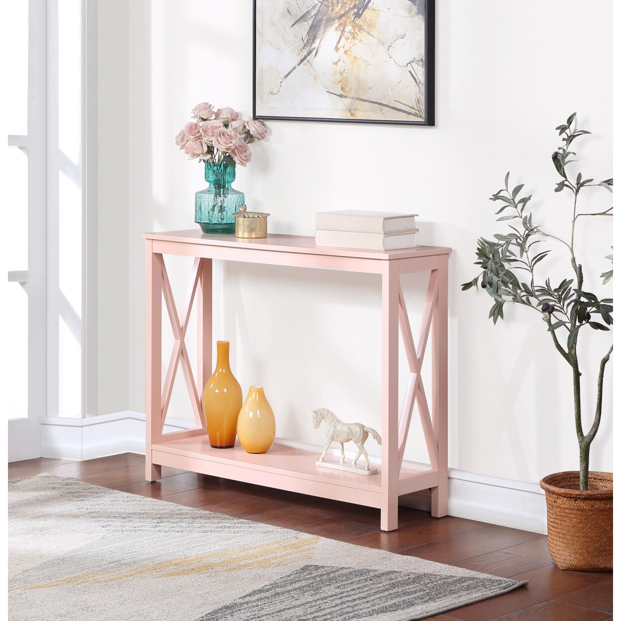 Convenience Concepts Oxford Console Table with Shelf Michaels