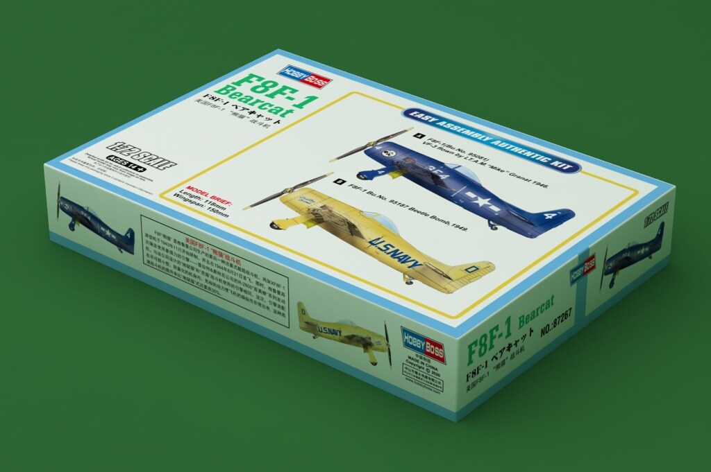 HobbyBoss 1/72 F8F-1 BEARCAT Plastic Model | Michaels