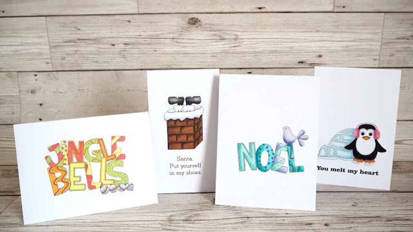 Creative Expressions - Clear Stamp Set - Stitched Penguins | Michaels