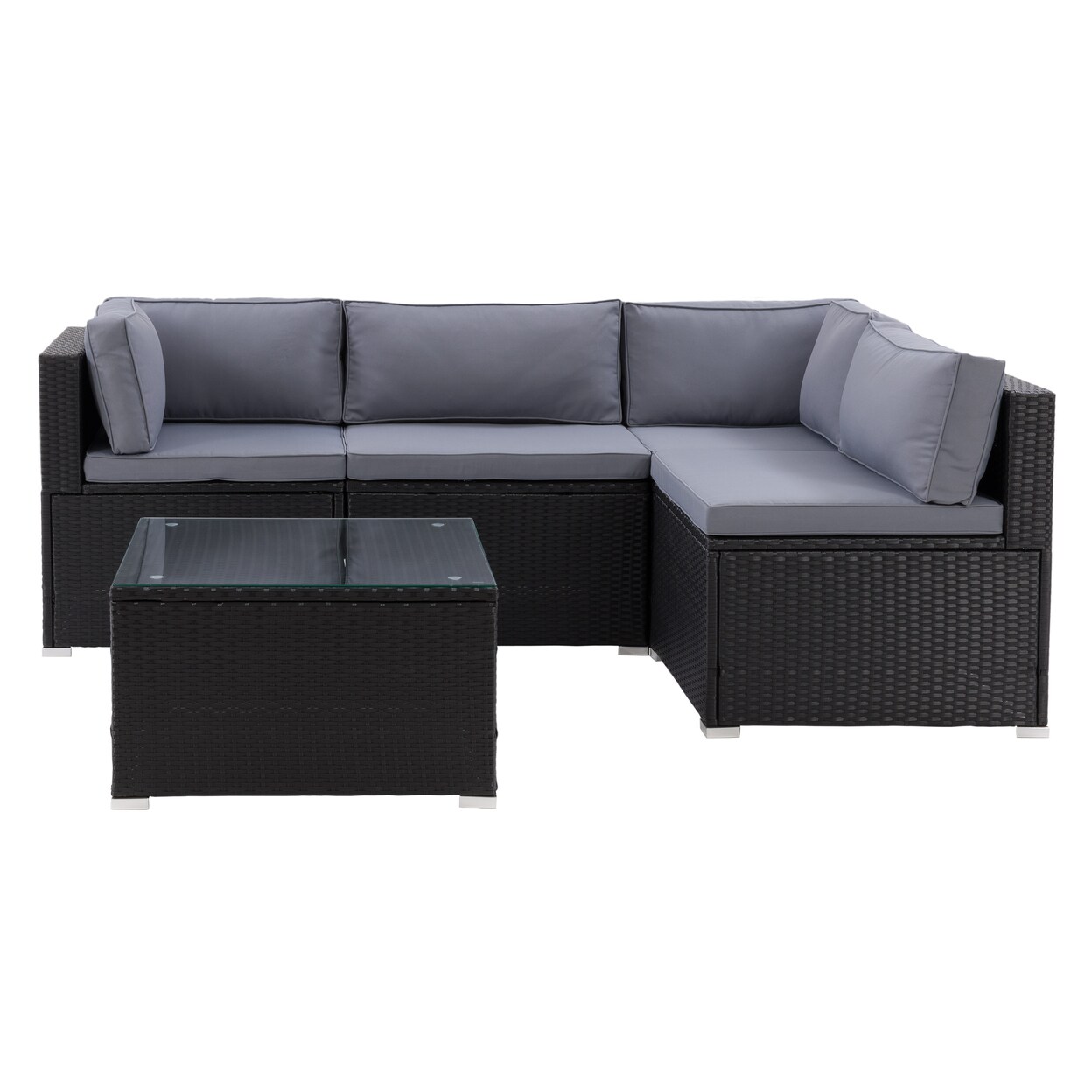 Corliving Parksville Patio Sectional Set 5Pc | Michaels