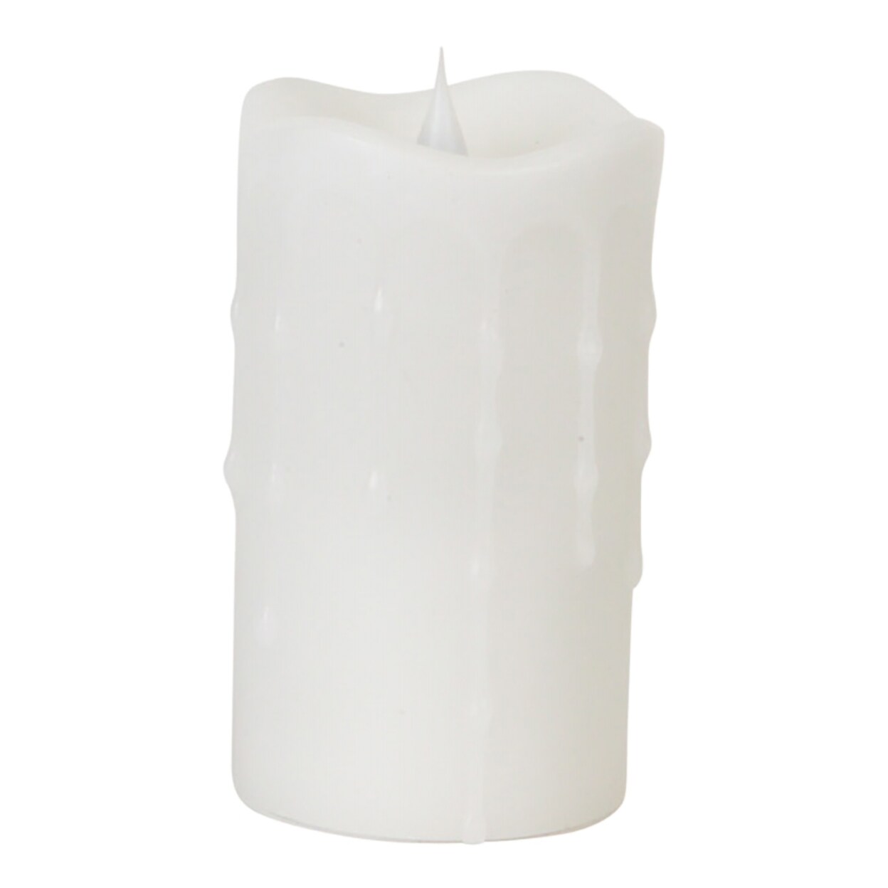 Melrose Simplux Led Dripping Candle With Moving Flame (Set Of 2) 3"D X ...