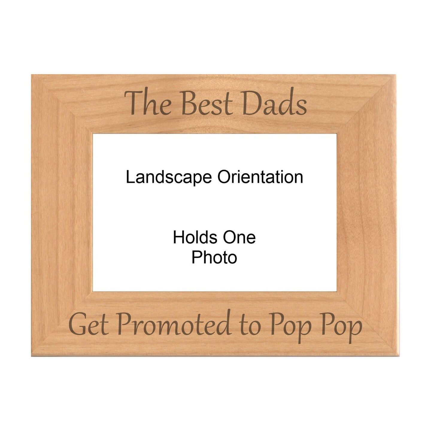 Dad Son Picture Frame Love Between a Father and Son Lasts Forever Engraved Natural Wood Picture Frame WF 153 MakerPlace by Michaels