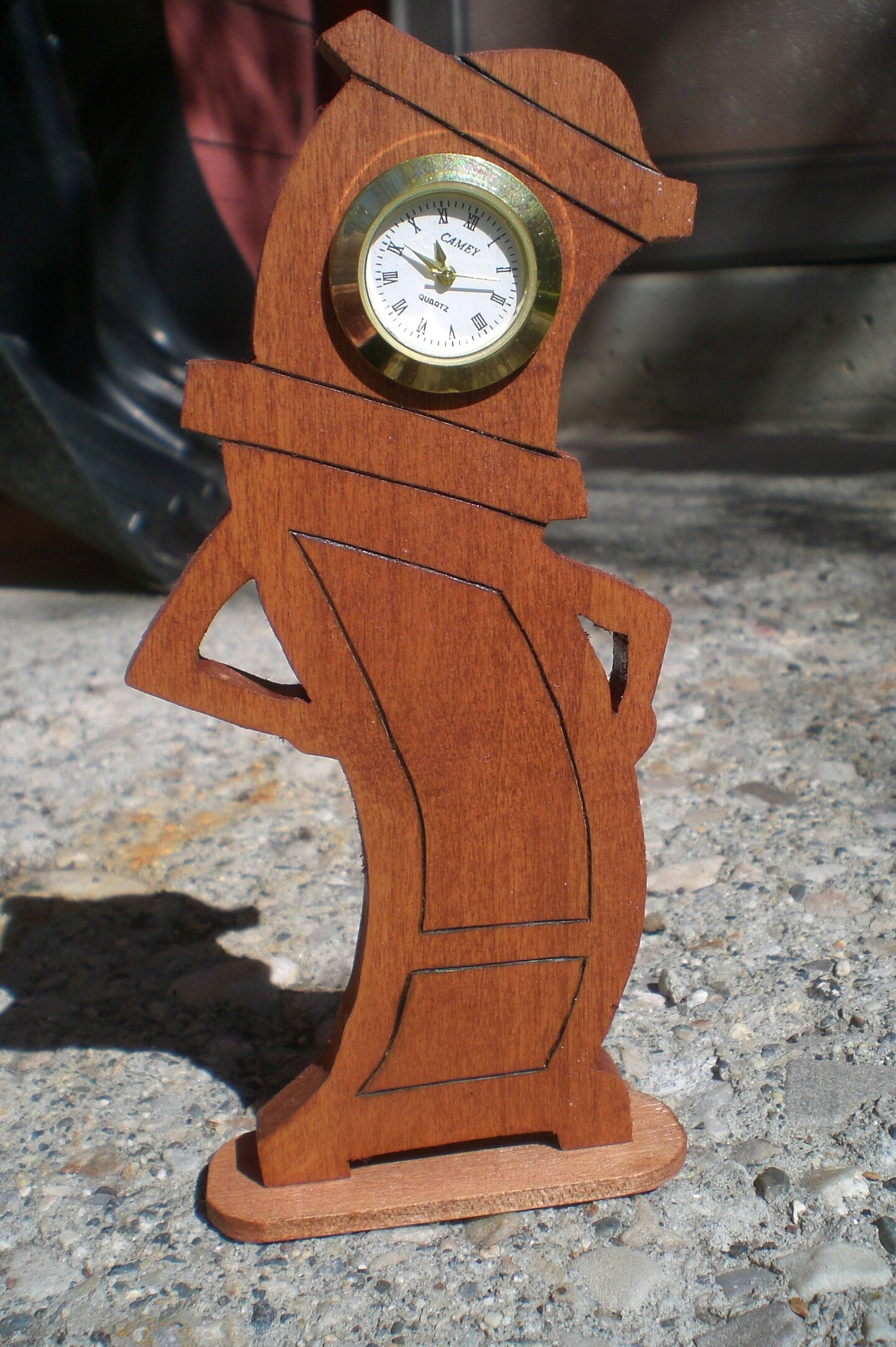 Whimsical Sassy Grand Father Clock With Attitude Wooden Decrative Item ...