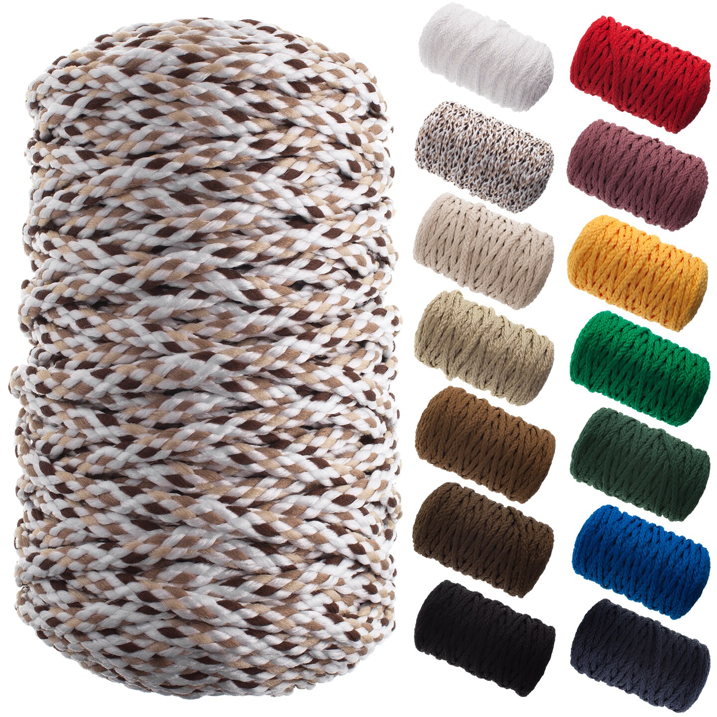 John Bead 6mm Braided Macrame Cord 70yds | Michaels