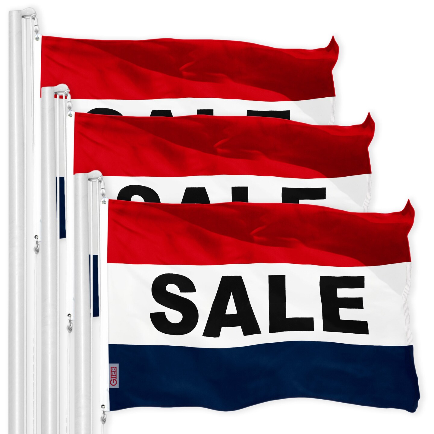 Sale Sign Flag 3x5 Ft 3-Pack Printed 150D Polyester By G128 | Michaels