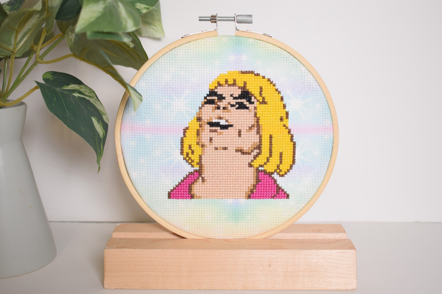 Beginner Friendly Fun Craft Counted Cross Stitch DIY Kit-He-Man with ...