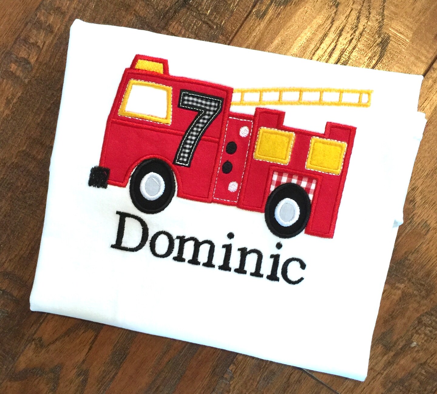 Fire truck birthday shirt, personalized fire truck tee, boys fire truck ...