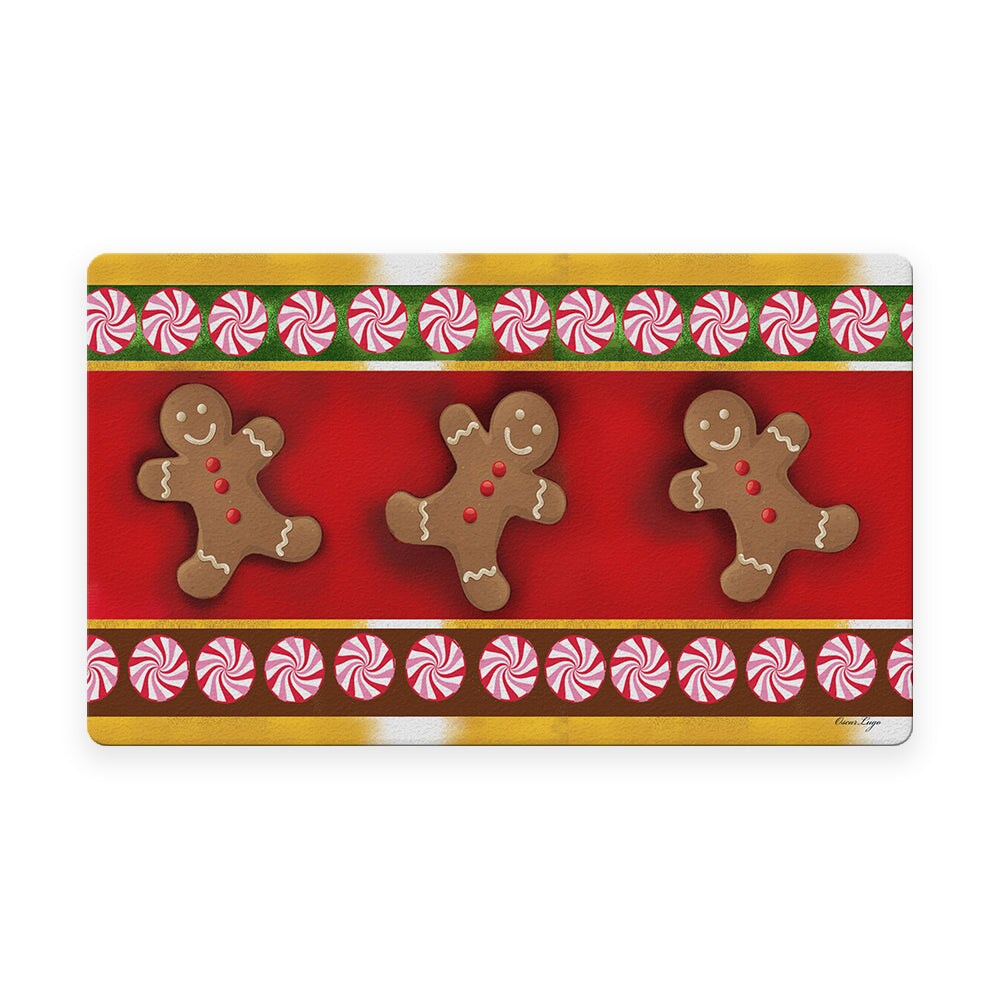 Gingerbread Men Door Mat (18 x 30") | Michaels