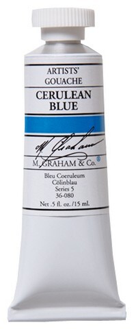 M GRAHAM CERULEAN BLUE 15ML GOUACHE | Michaels