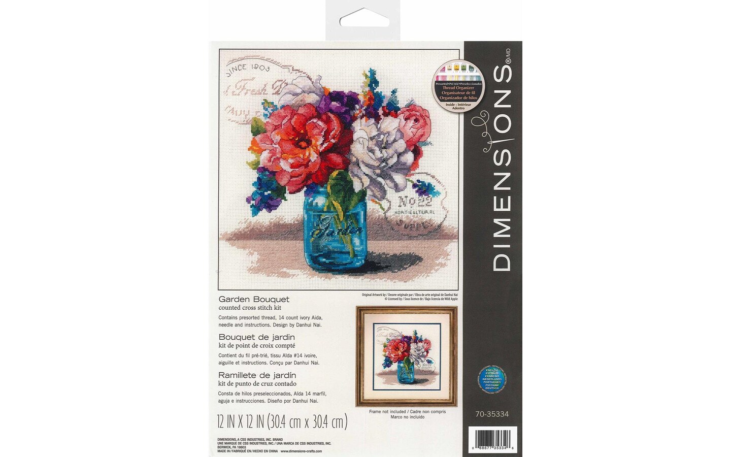 Dimensions Cross Stitch Kit Garden Bouquet | Michaels
