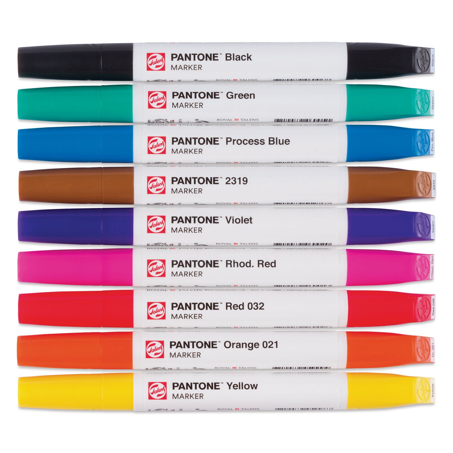 Pantone Dual Tip Markers - Primary, Set of 9 | Michaels