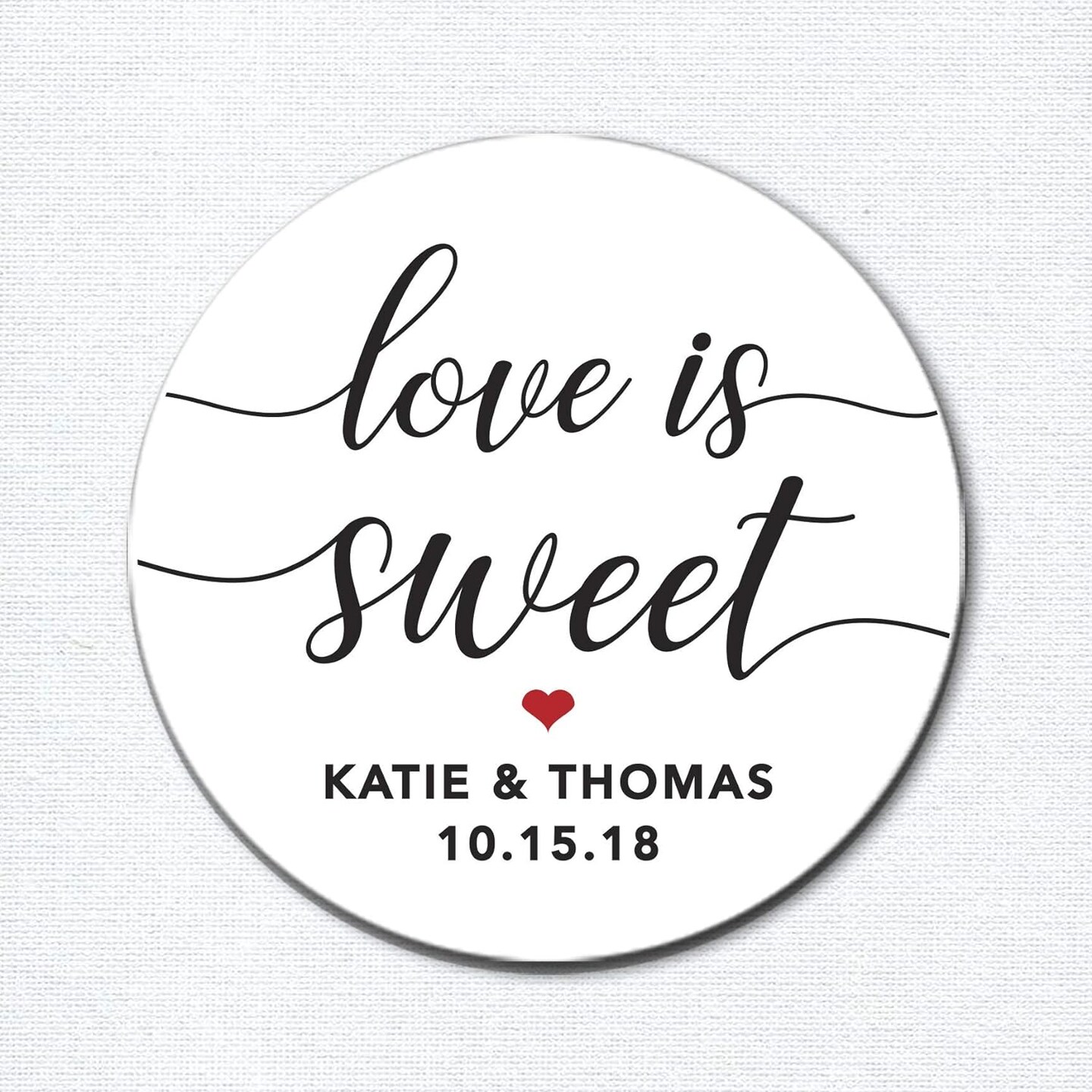 Love is sweet stickers, Custom Wedding, Baby or Bridal Shower Stickers ...