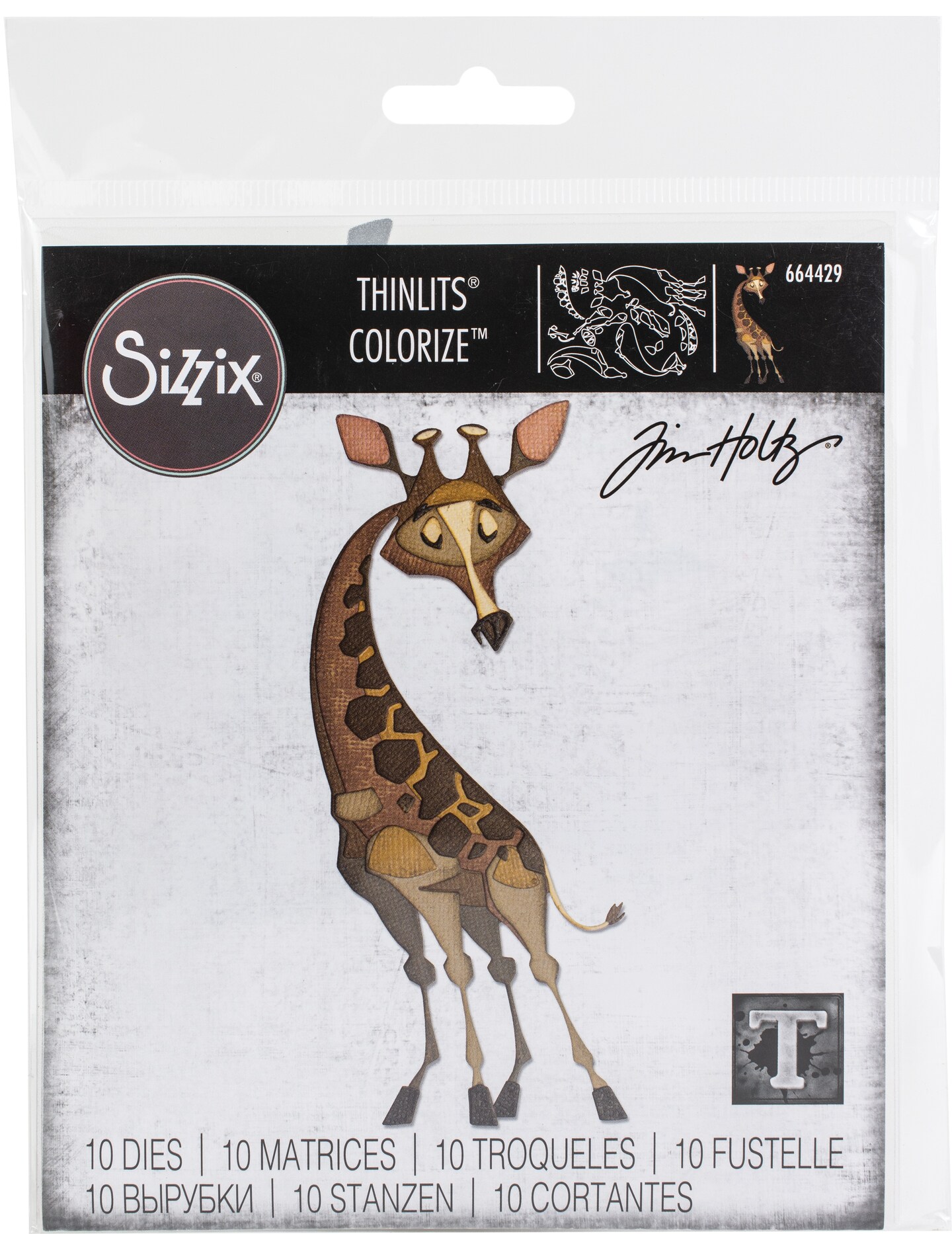 Sizzix Thinlits Dies By Tim Holtz-Gertrude, Colorize | Michaels