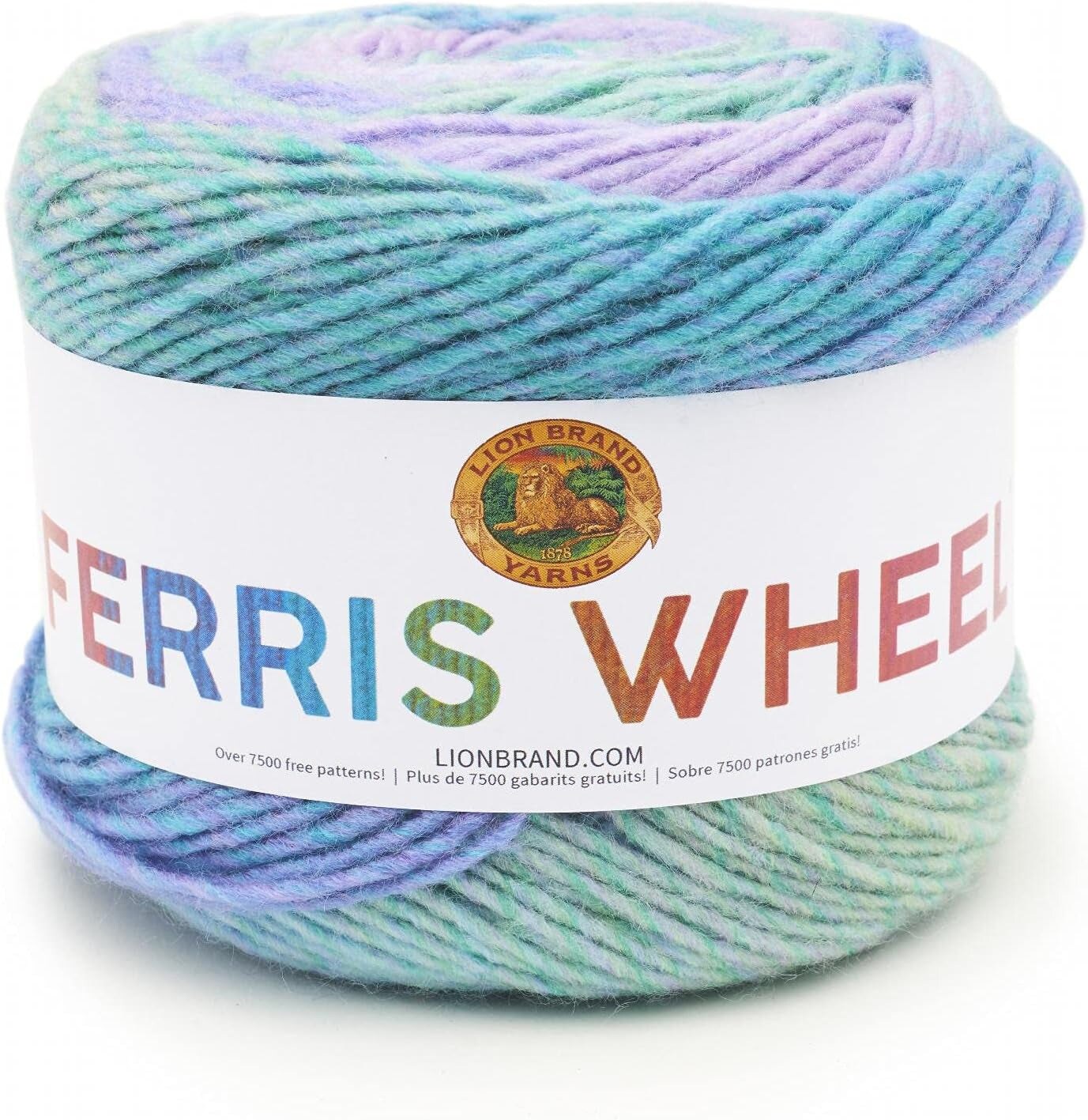 Ferris Wheel Yarn, Multicolor Yarn for Knitting, Crocheting, and Crafts ...