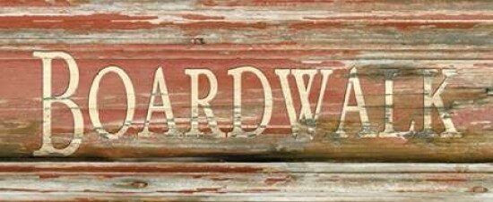 Boardwalk Sign Poster Print by Diane Stimson - Item # VARPDXDSPL236B ...