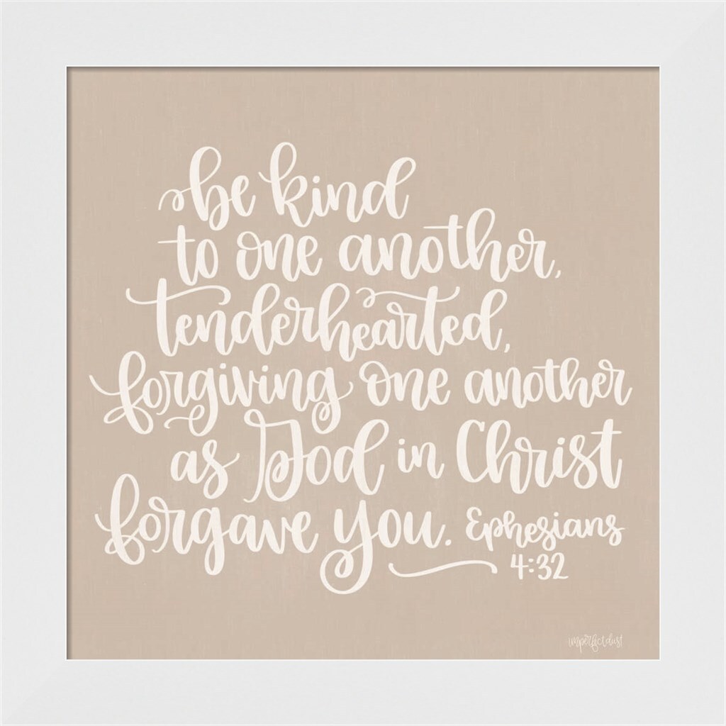 Be Kind to One Another by Imperfect Dust 14" x 14" Framed Wall Art ...