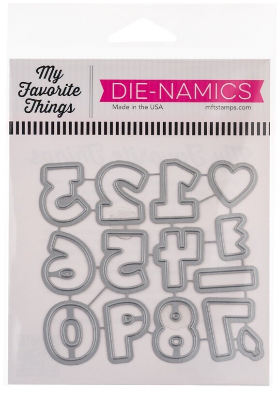 My Favorite Things Die-Namics Die-Hip Hip Yay Numbers | Michaels