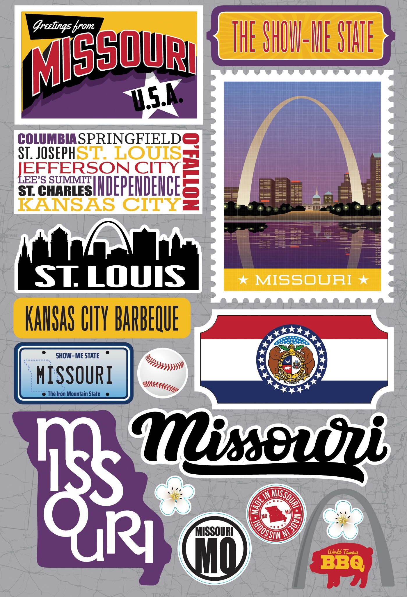 Reminisce Jet Setters 3.0 State Dimensional Stickers | Michaels Reminisce Jet Setters 3.0 State Dimensional Stickers | Michaels