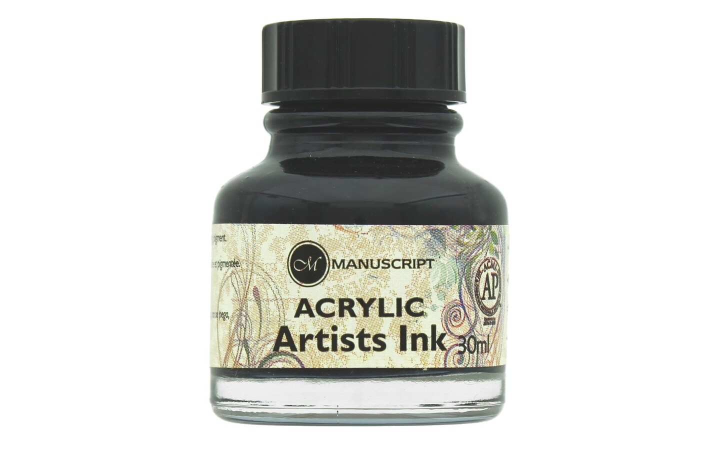 Manuscript Acrylic Artists Ink 30ml Black | Michaels