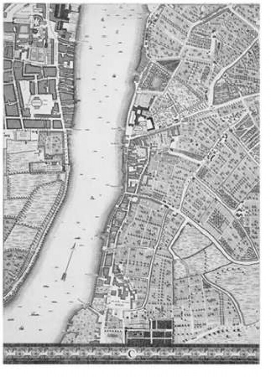 Roque Sectional map of London 1748 Poster Print by John Roque - Item ...