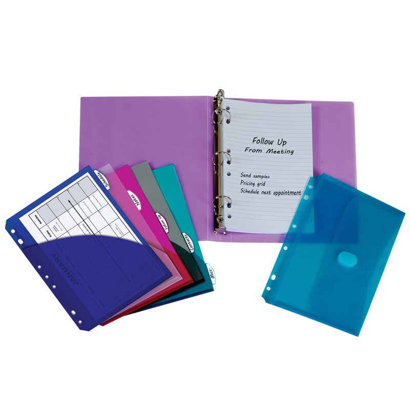 Mini Binder Starter Kit, Assorted Colors | Michaels