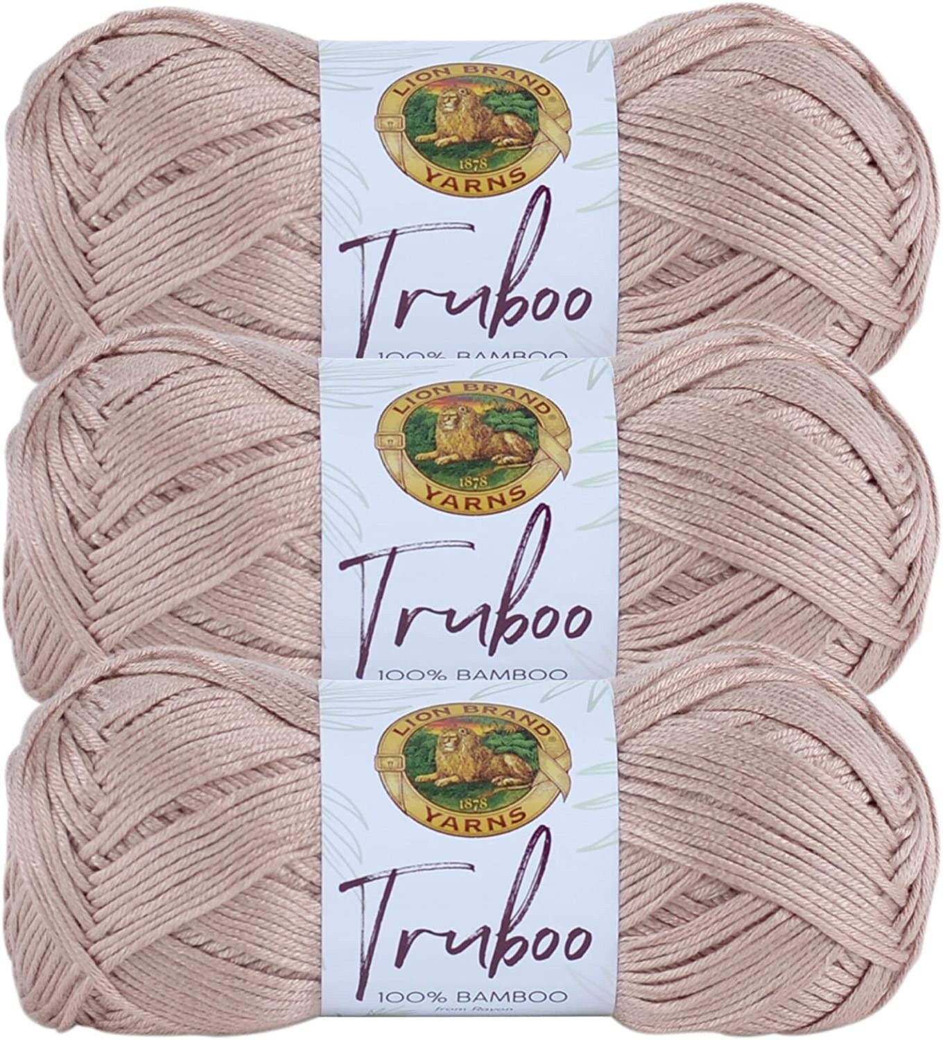 (Pack of 3) Lion Brand Truboo Yarn-Tan | Michaels