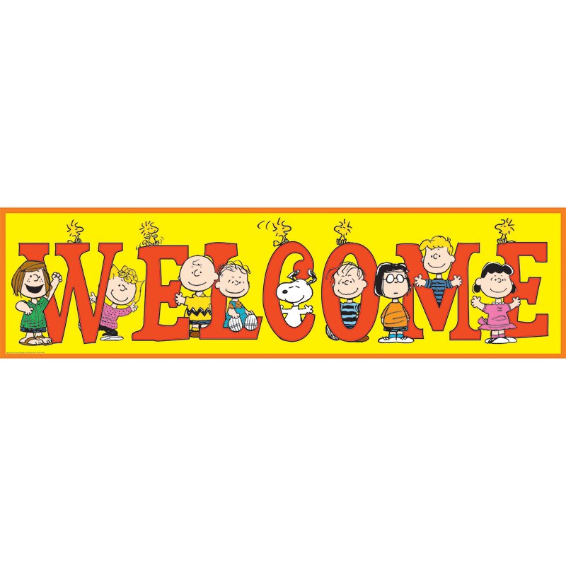 Peanuts® Welcome Banner | Michaels