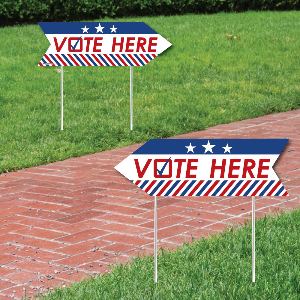 Big Dot of Happiness Big Dot of Happiness Vote Here - Political ...