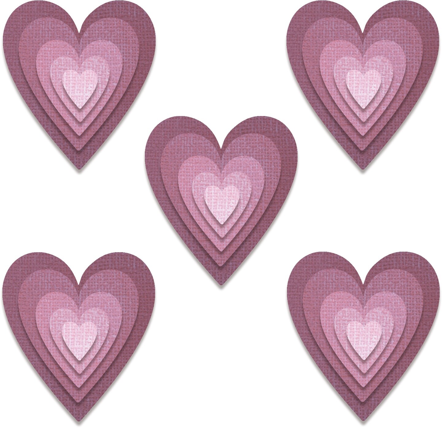 Sizzix Thinlits Dies By Tim Holtz 25/Pkg-Stacked Tiles Hearts | Michaels