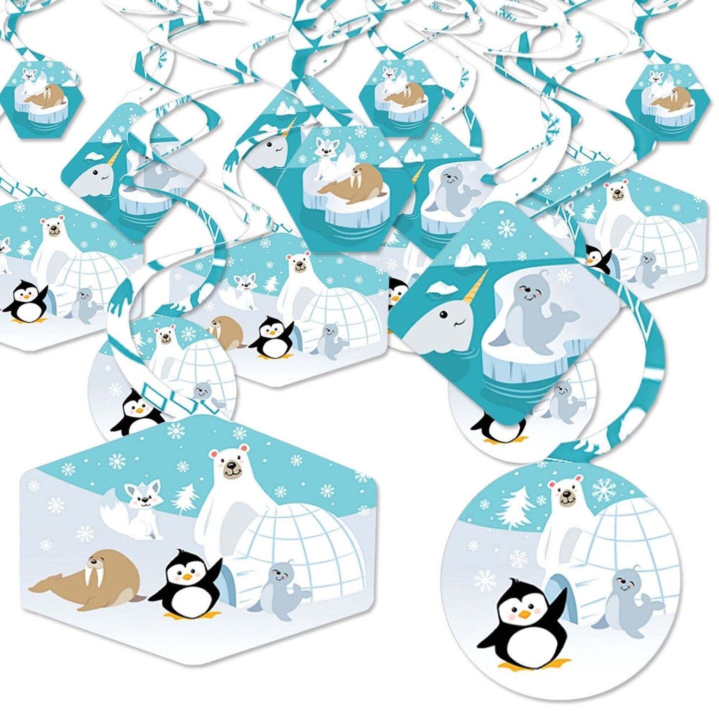 Big Dot of Happiness Arctic Polar Animals - Winter Baby Shower or ...