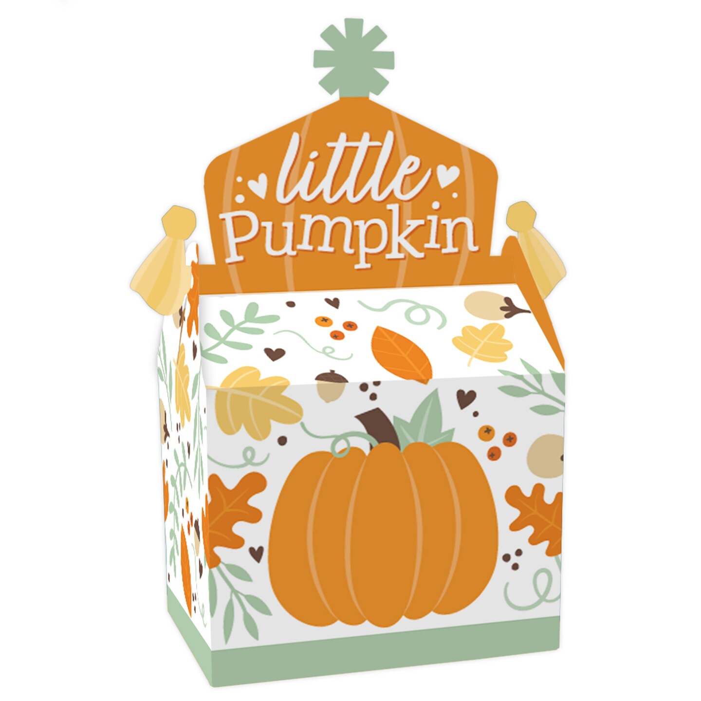 Big Dot of Happiness Little Pumpkin - Treat Box Party Favors - Fall ...