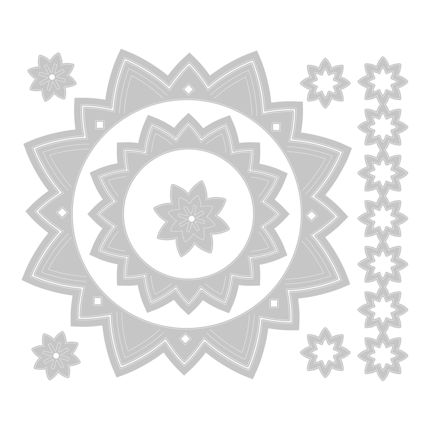 Sizzix Thinlits Dies By Lisa Jones 10/Pkg-Geo Frames & Borders | Michaels